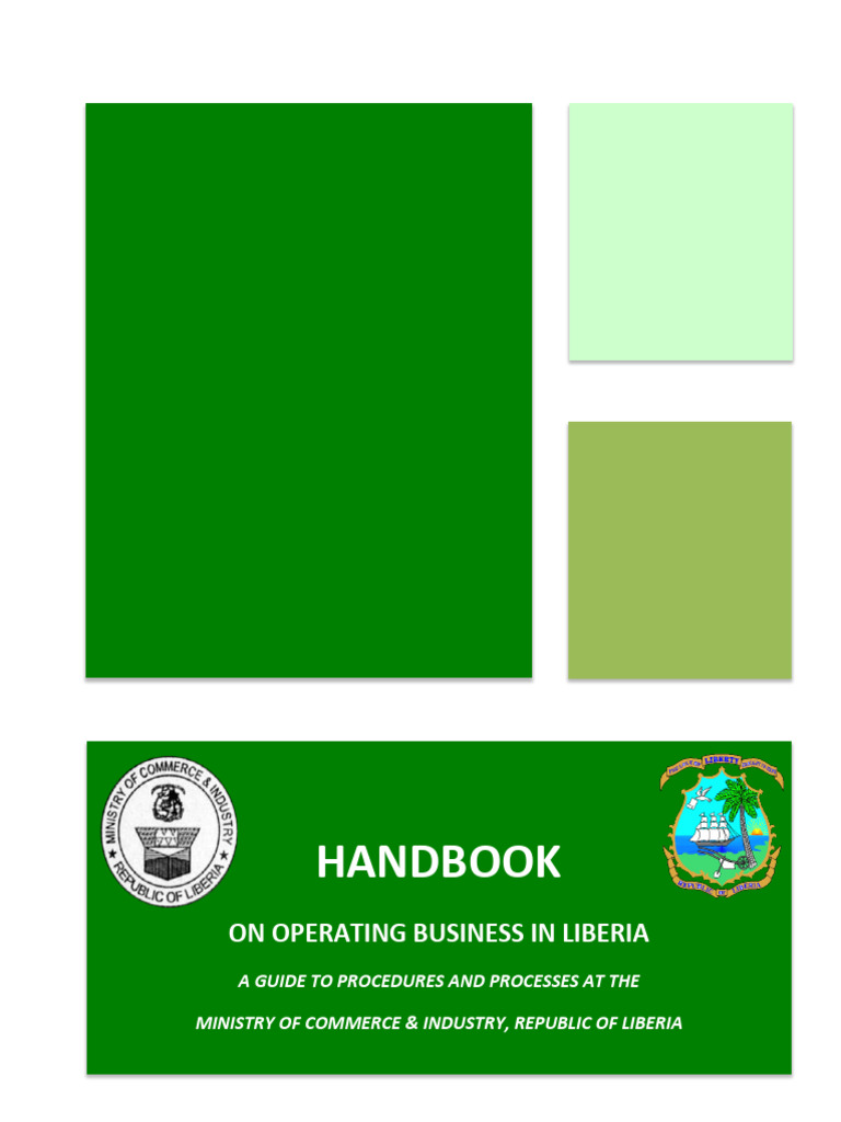 Liberia Business Operations Handbook | PDF | Taxes | Corporations