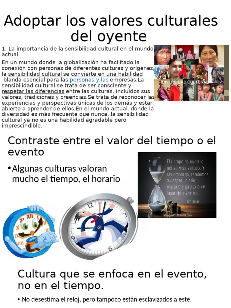 Diferencias Culturales | PDF | Autosuperación | Estilo de vida