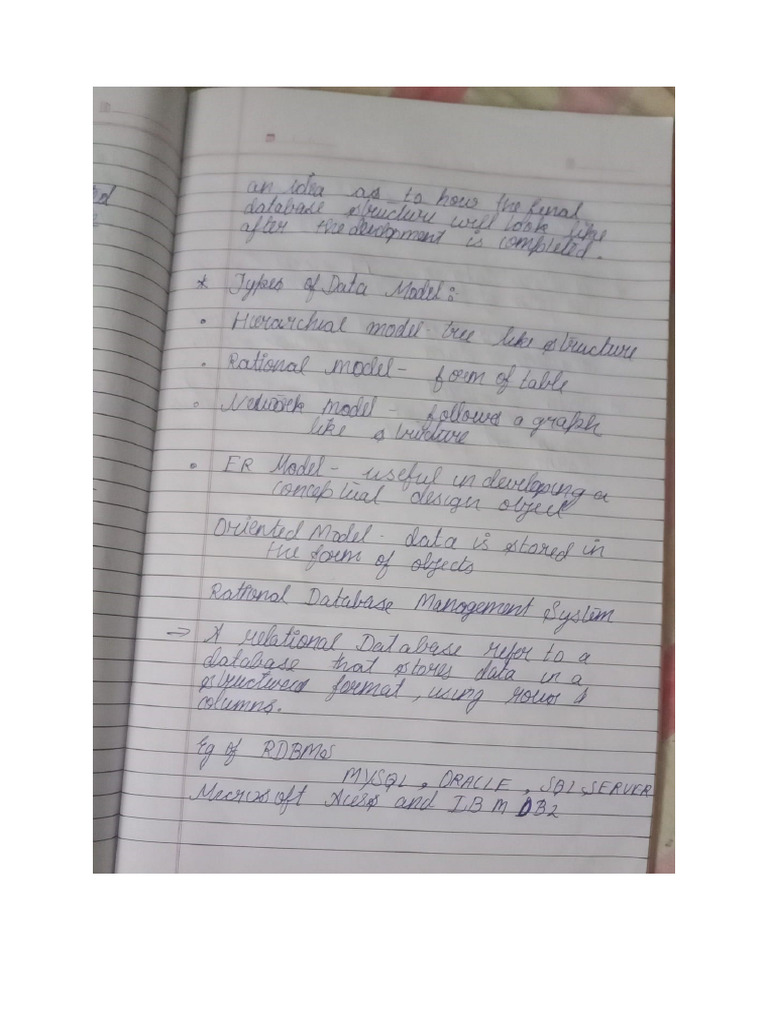 Computer IT Class 10 DBMS - 2 | PDF