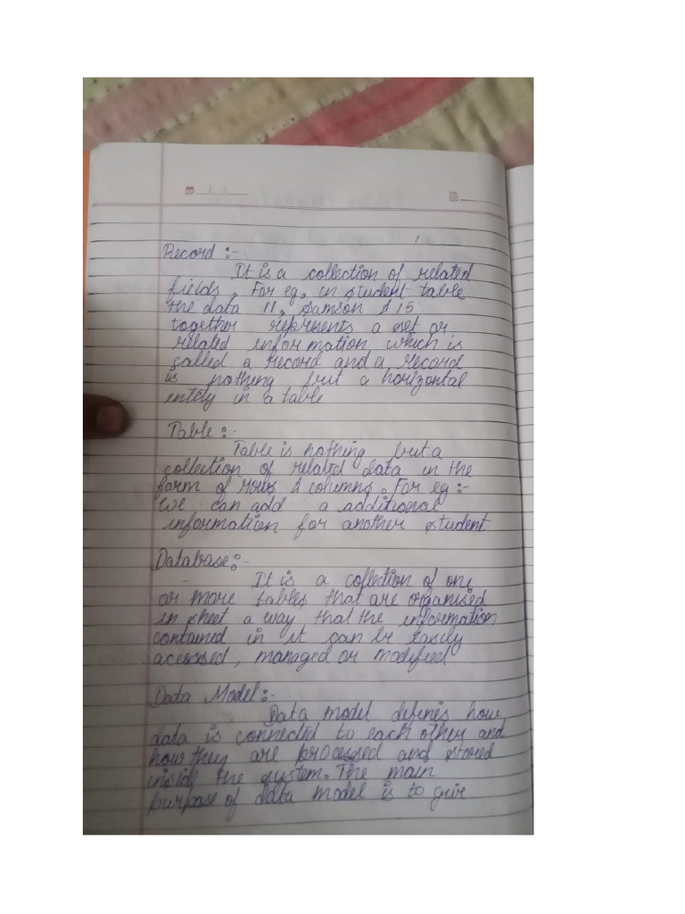 Computer IT Class 10 DBMS - 3 | PDF