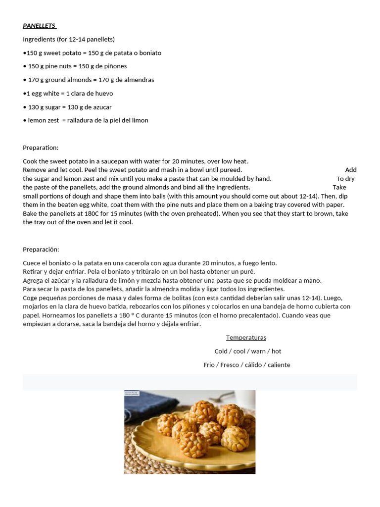 Panellets | PDF