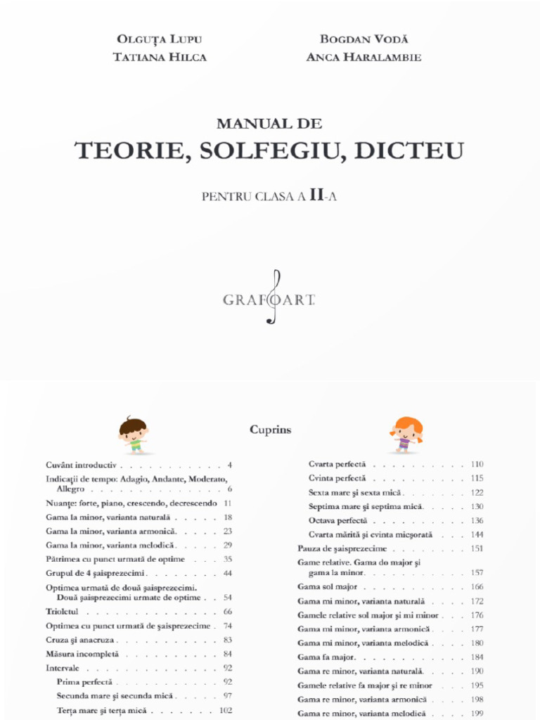 Manual-De-Teorie Muzicala-Pentru-Clasa-A-Ii-A-Haralambie-Anca-Grafoart ...