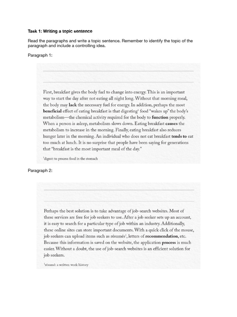 Writing Workshop 2 Paragraphing | PDF