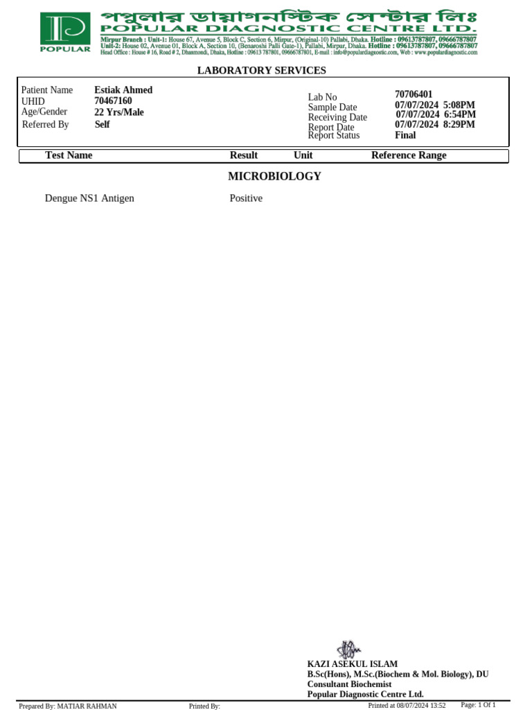Lab Result | PDF | Self-Improvement