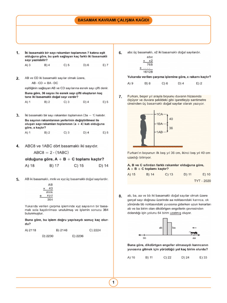 Basamak Kavramı | PDF