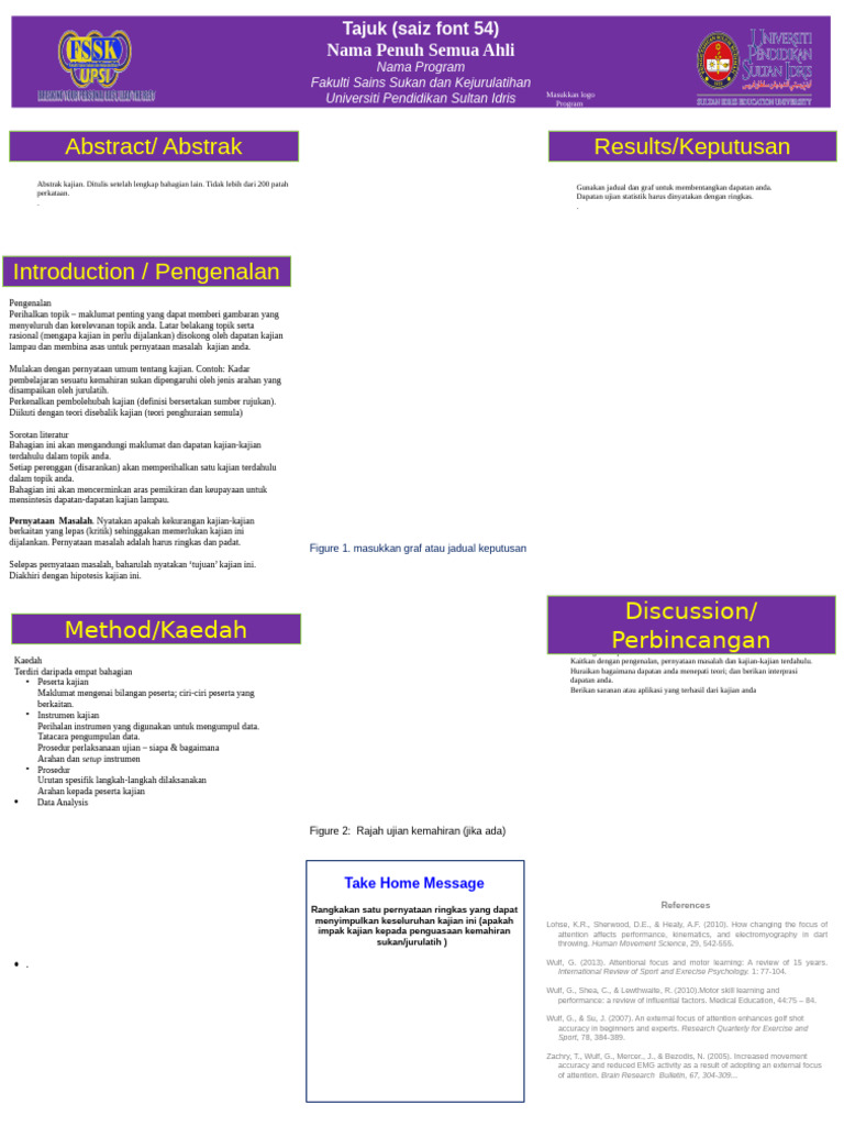 Arahan Utk Poster Projek Penyelidikan | PDF | Karier & Perkembangan