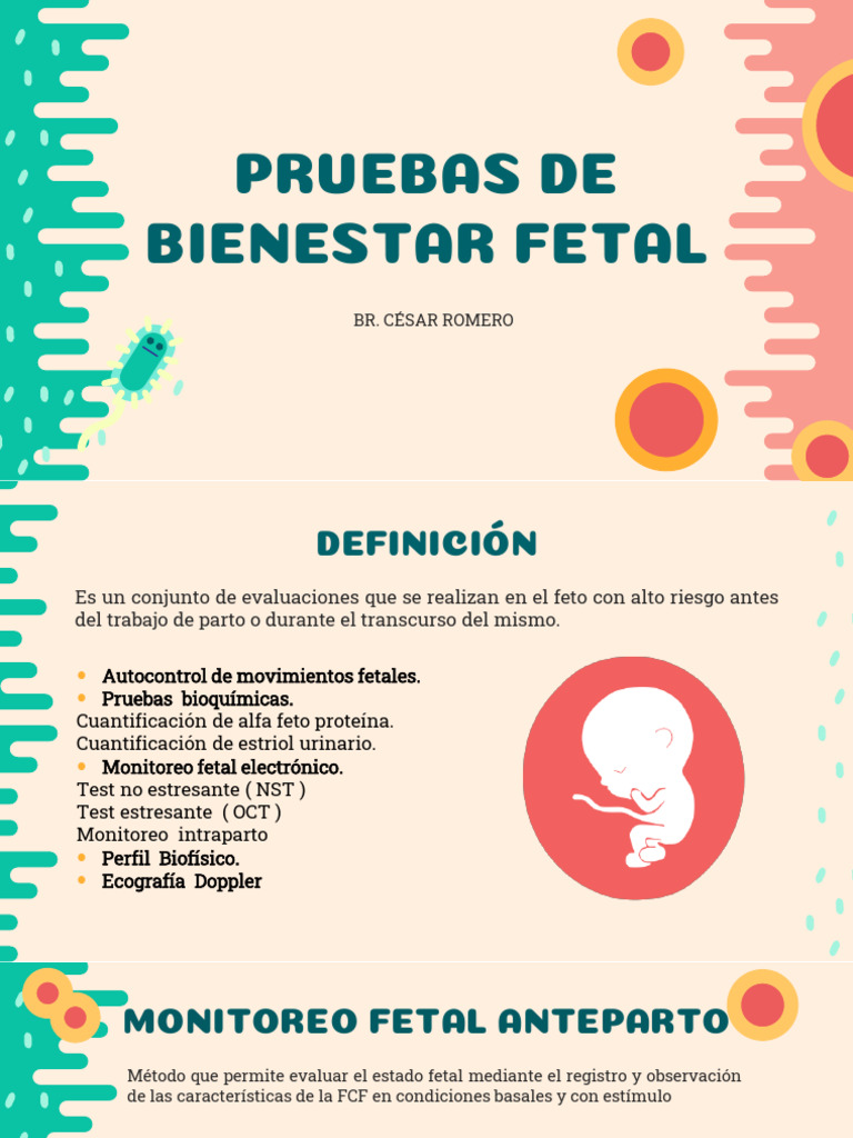 Pruebas de Bienestar Fetal | PDF | El embarazo | Feto