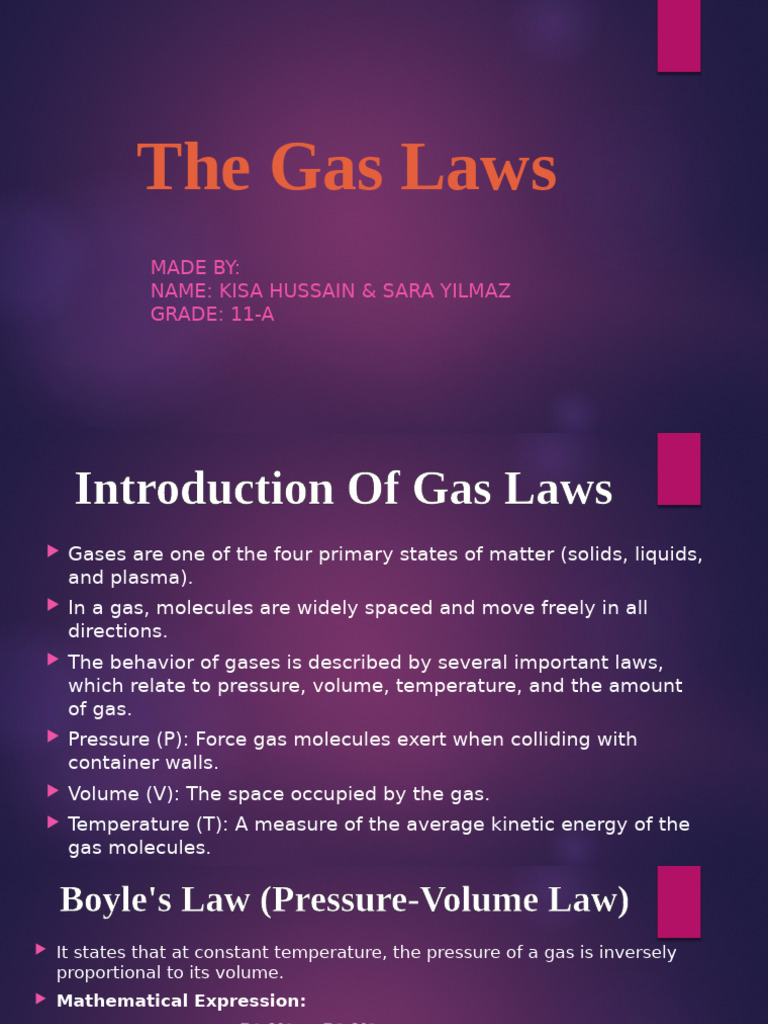 Chemistry Project-Kisa and Sara G11A | PDF | Gases | Temperature