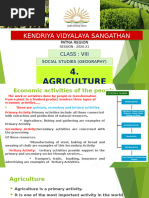Chapter 3 Agriculture Class 8 Notes | PDF | Agriculture | Crops