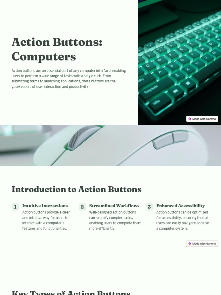 Action Buttons Computers | PDF | Icon (Computing) | Information Science