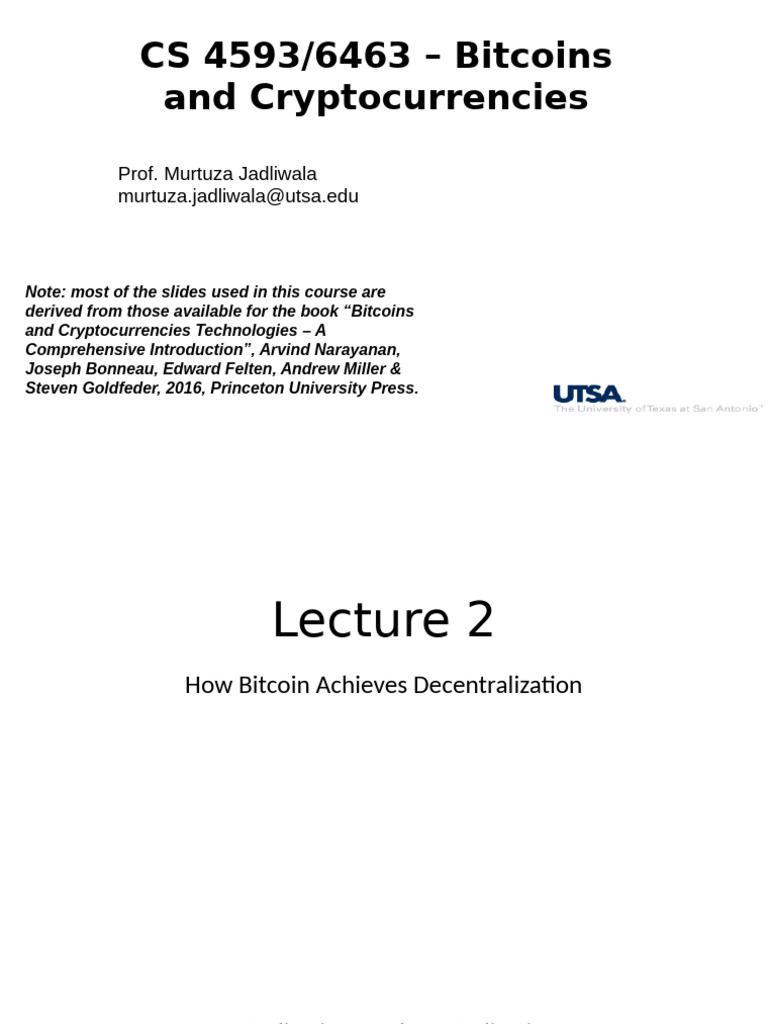 Decentralization S4jj | PDF | Bitcoin | Cryptocurrency