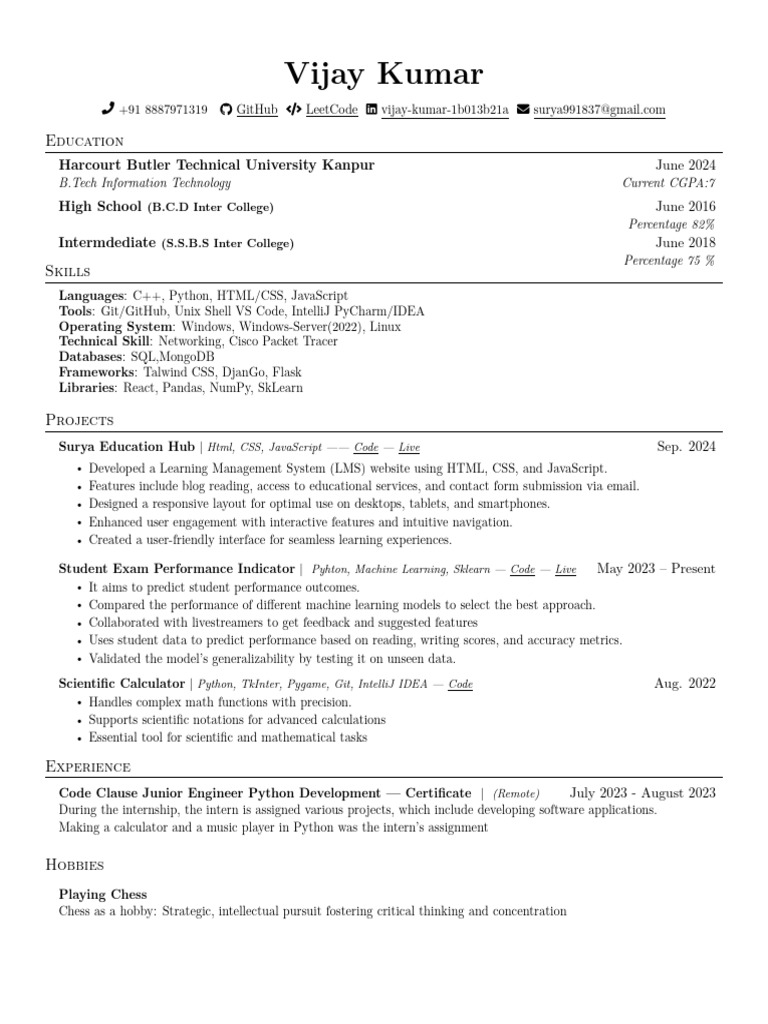 Vijay - Kumar 1 | PDF | Python (Programming Language) | Software Development