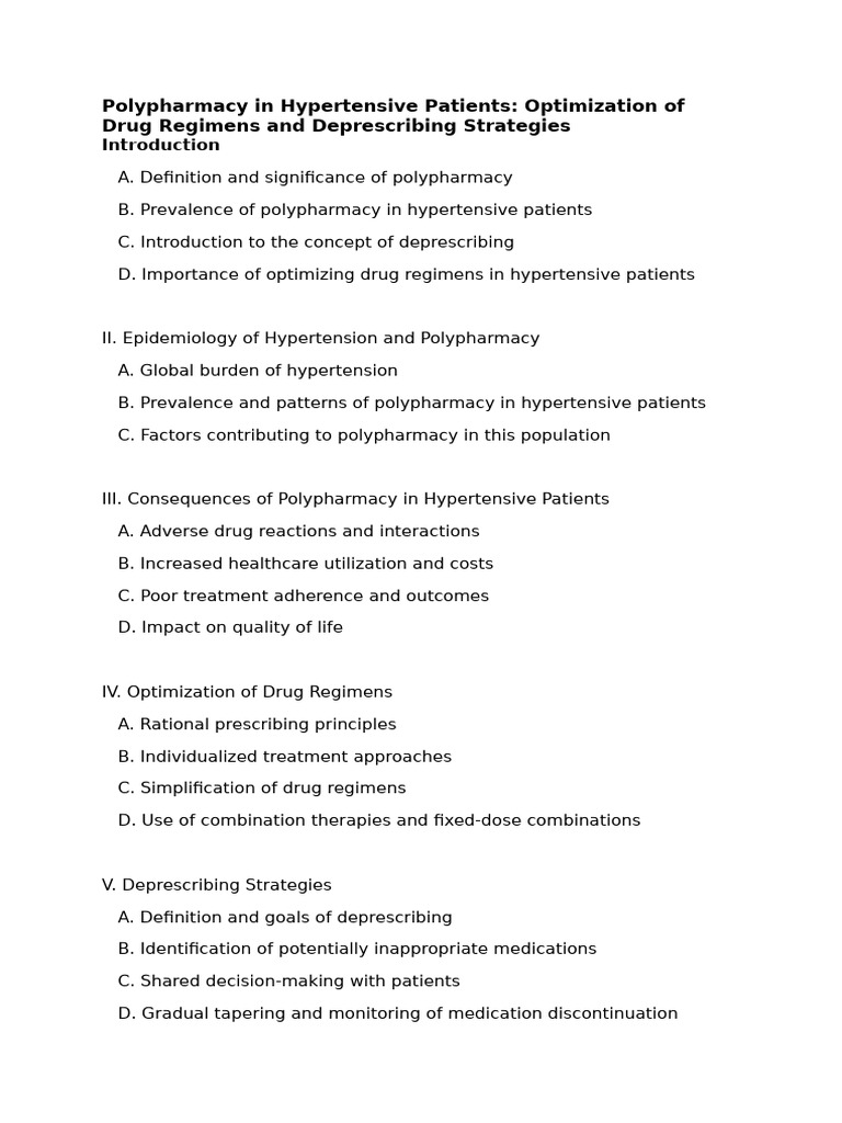 Polypharmacy | PDF