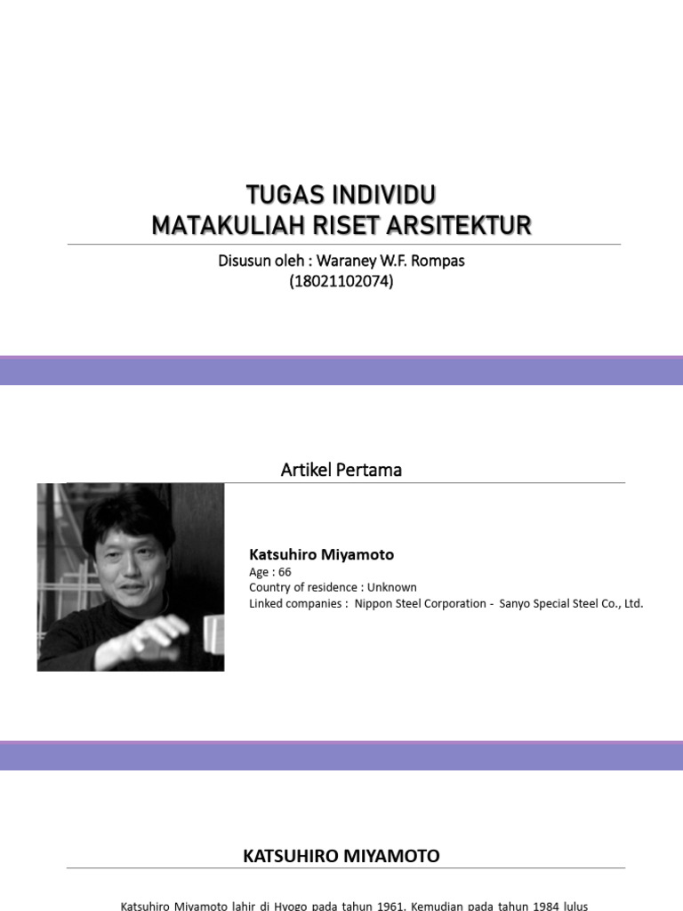 Tugas Individu Riset Arsitektur | PDF | Seni