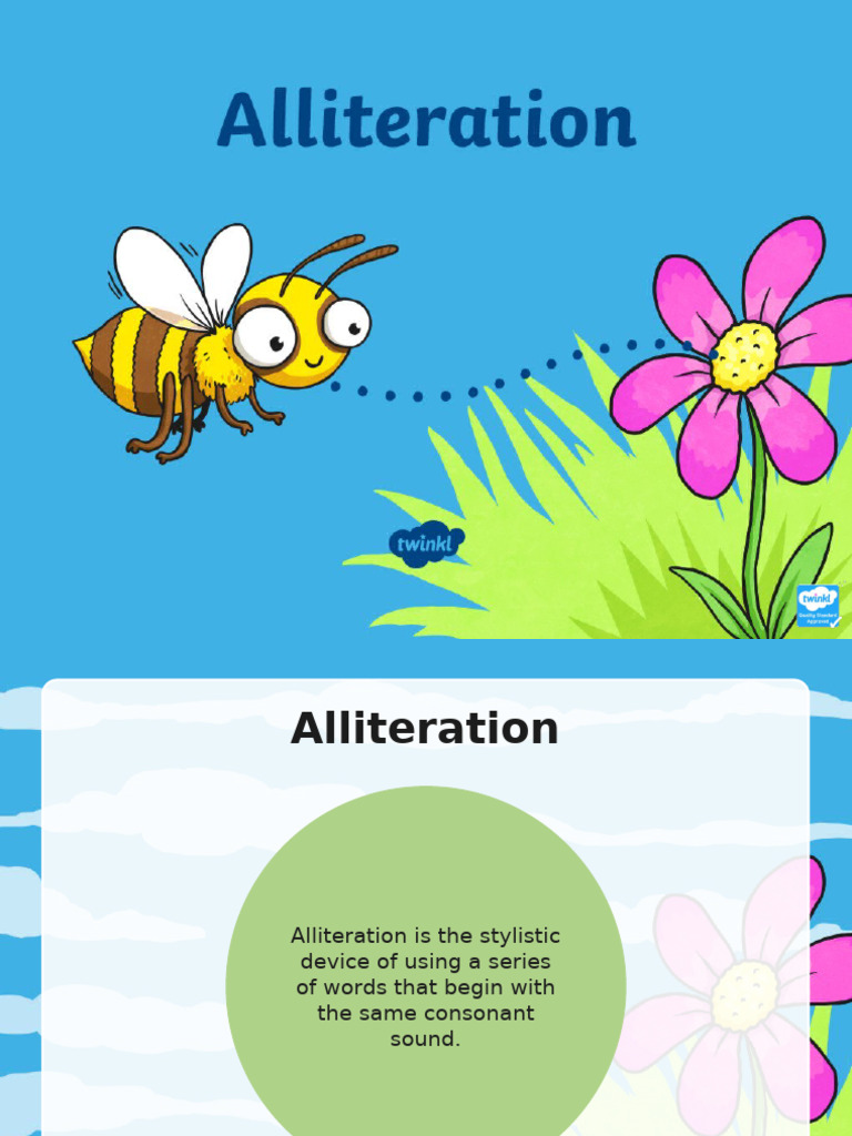 t2 e 3443 ks2 Alliteration Powerpoint - Ver - 3 | PDF | Poetry ...