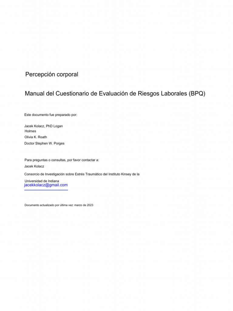 BPQ+Manual+V2+3 6 23 | PDF | Cuestionario