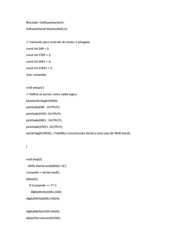 Codigo Do Agv Moto de Passo | PDF | Computers | Technology & Engineering