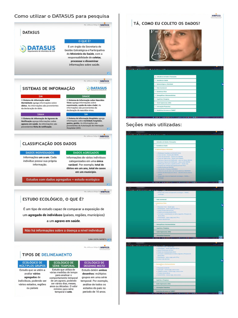 Guia Prático para Usar DATASUS em Pesquisa | PDF | Epidemiologia | Morte
