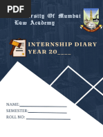 Internship Log Book | PDF