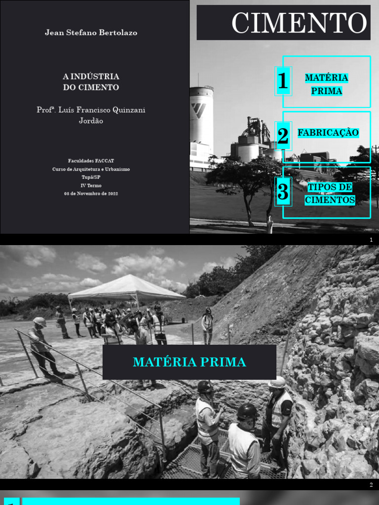 A Indústria Do Cimento | PDF | Cimento | Materiais
