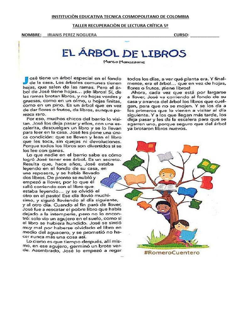 Taller de L. Critica 5º | PDF