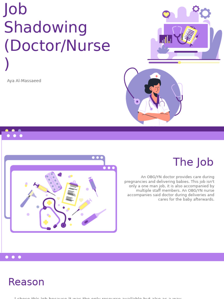 Job Shadowing | PDF | Career & Growth | Wellness