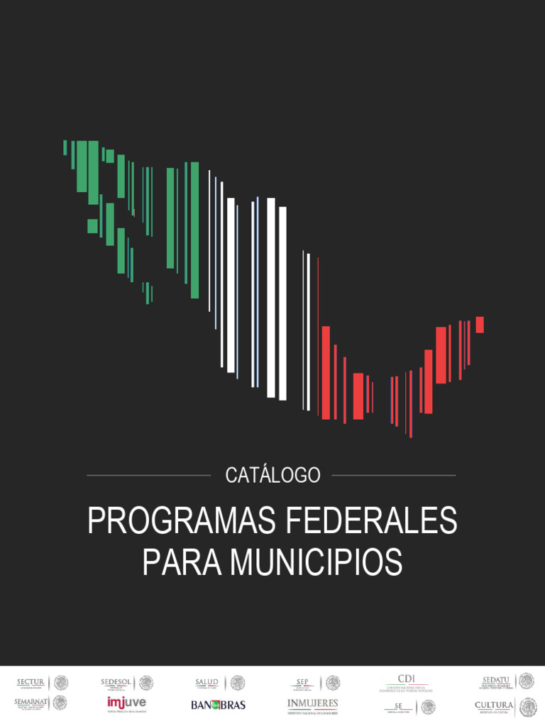 Catálogo de Programas Federales para Municipios | PDF | Peatonal | Infraestructura