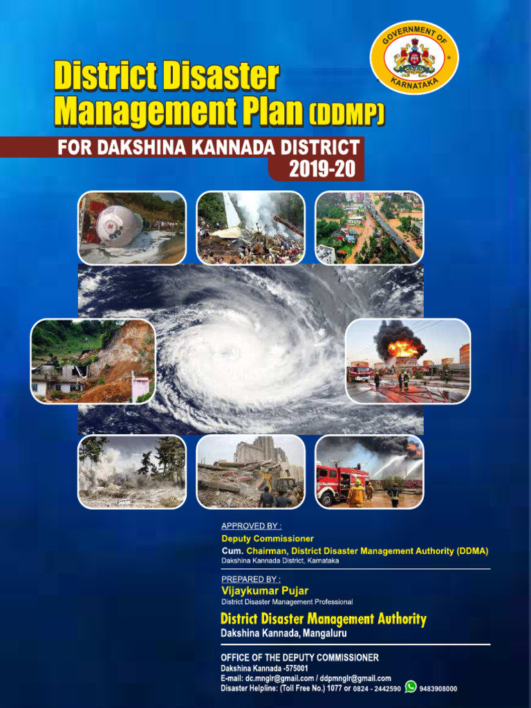 Dakshina Kannada District Disaster Plan | PDF | Emergency Management