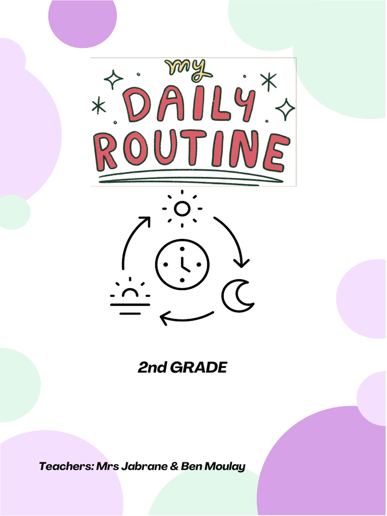 Daily Routine2nd GRADE - Copie | PDF | Lunch