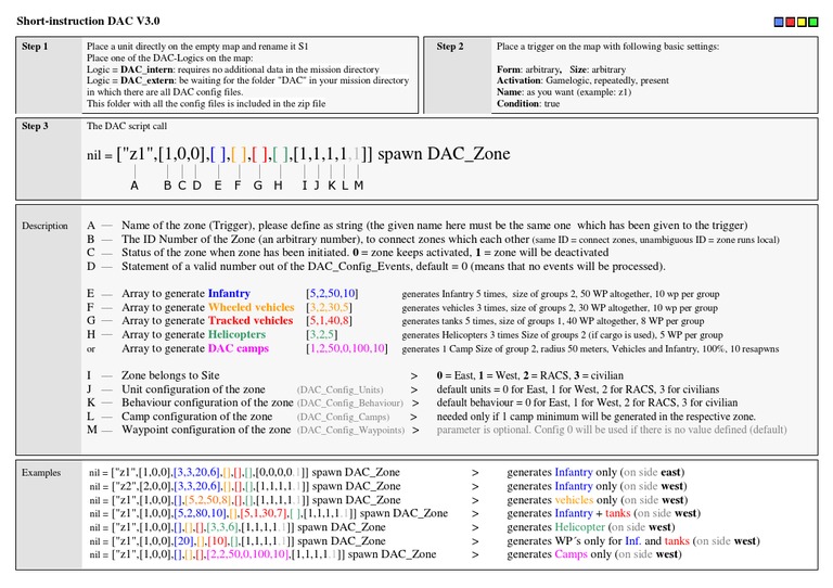 Dac v3 Short Instruction | PDF | Array Data Type | Computer File