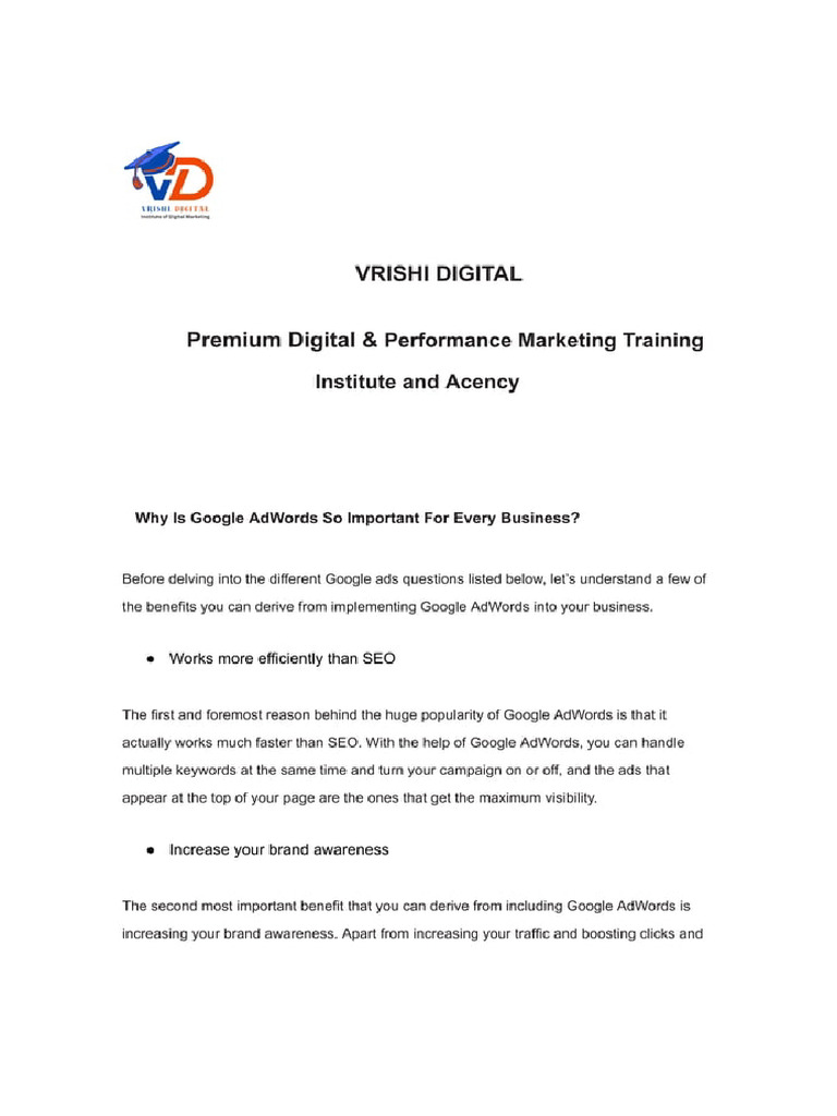 Google Ads | PDF