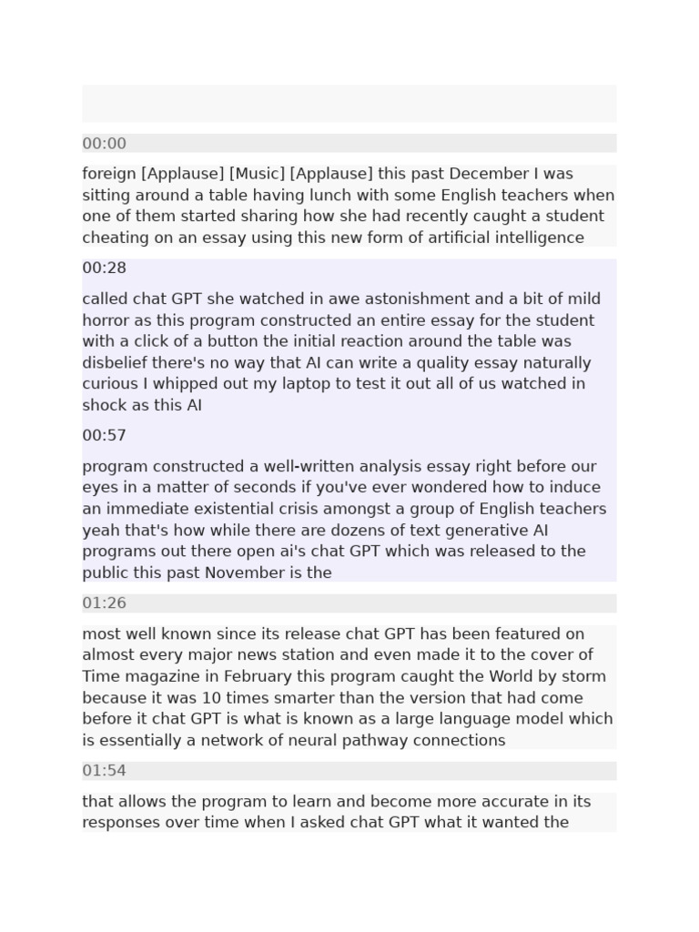 Should We Let Students Use ChatGPT | PDF | Artificial Intelligence ...