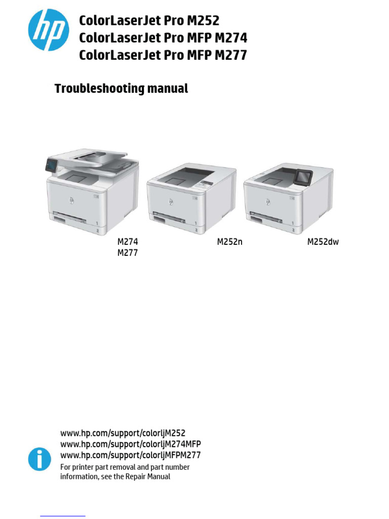 Colorlaserjet Pro m252 | PDF | Computer Network | Image Scanner