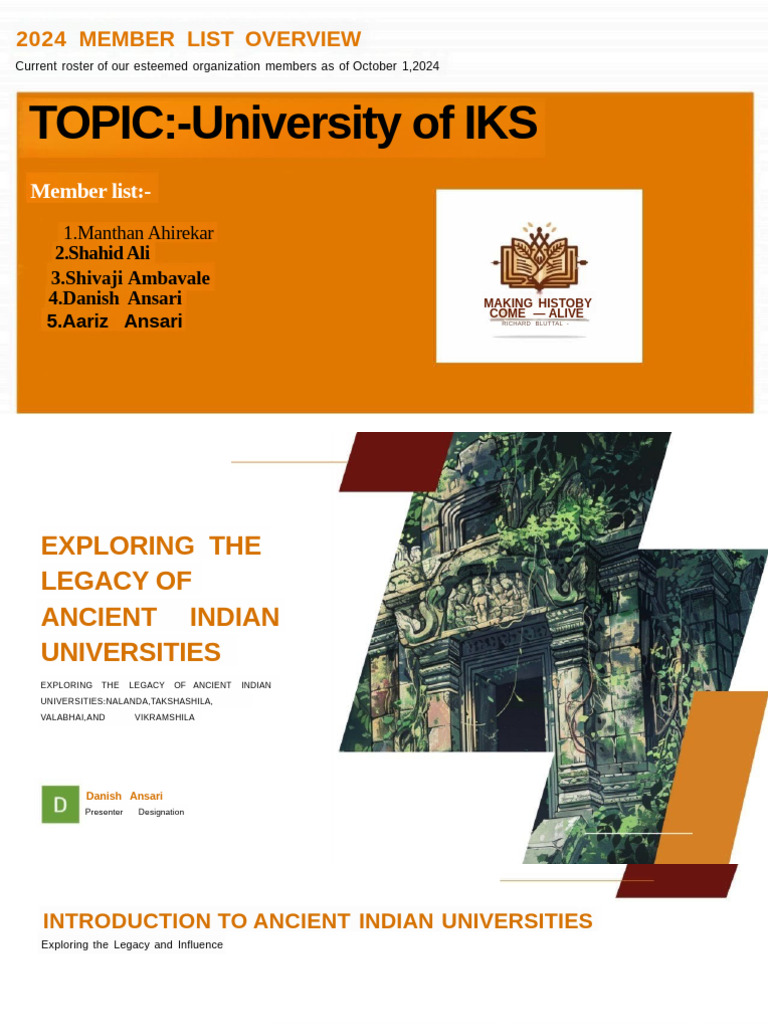 Exploring The Legacy of Ancient Indian Universities | PDF | University ...