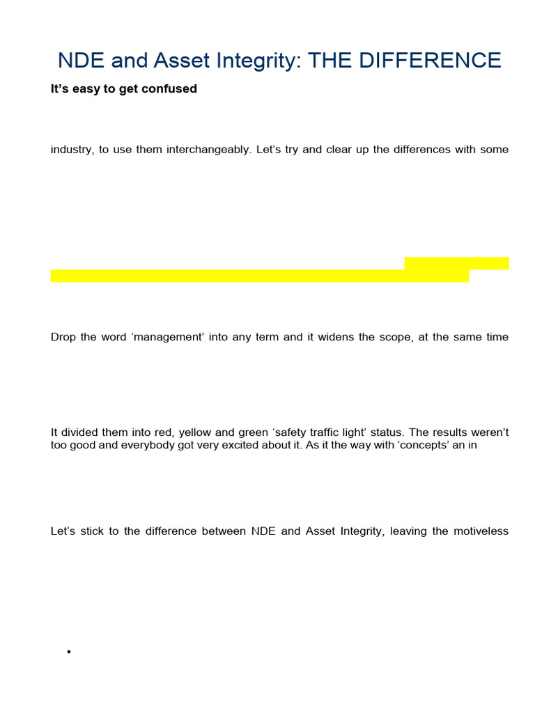 Integrity Inspection Jobs and Careers | PDF | Nondestructive Testing ...