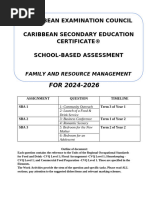 CSEC Food Nutrition and Health Syllabus | PDF | Diet & Nutrition | Diet ...