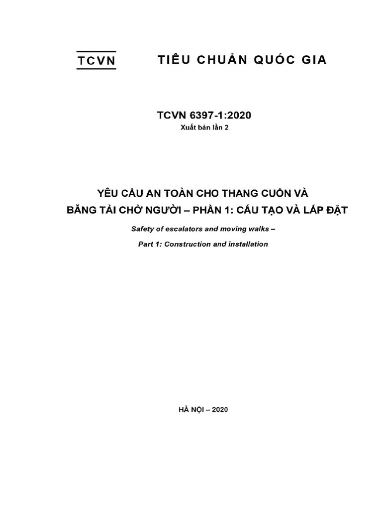 Tiêu chuẩn Việt Nam-TCVN 6397-1 - 2020 | PDF
