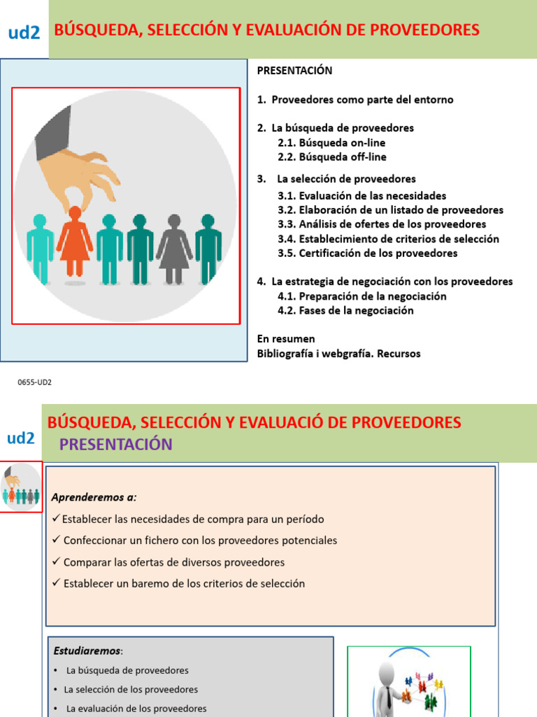 Ud2 SelProv | PDF | Business | Calidad (comercial)