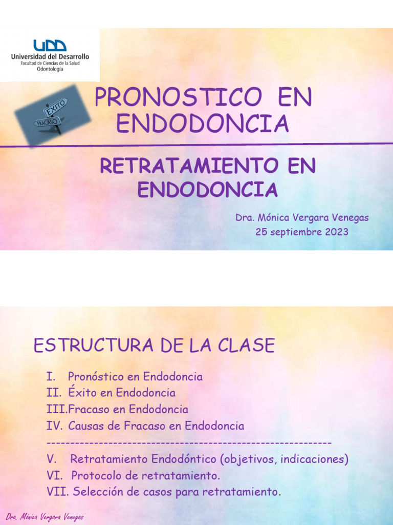 Pronóstico en Endodoncia: Éxito y Fracaso | PDF | Biopelícula | Las ...