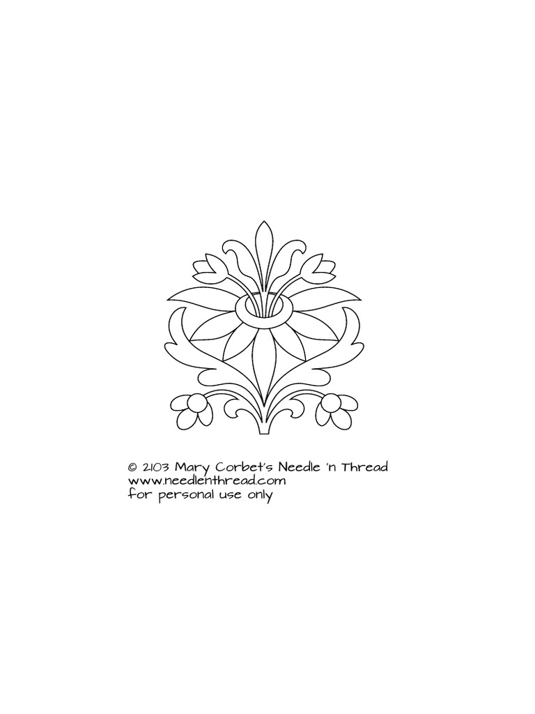 Goldwork Sampler Flower | PDF