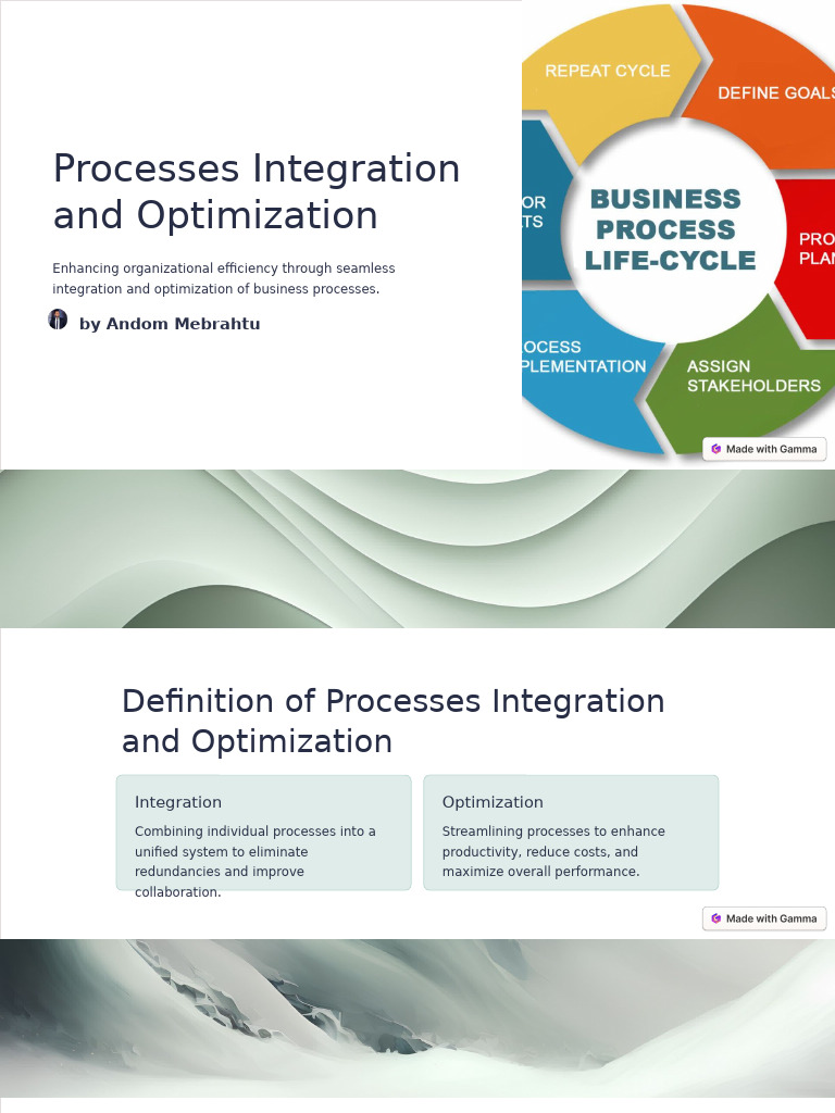 Process Integration & Optimization Guide | PDF | Program Optimization ...