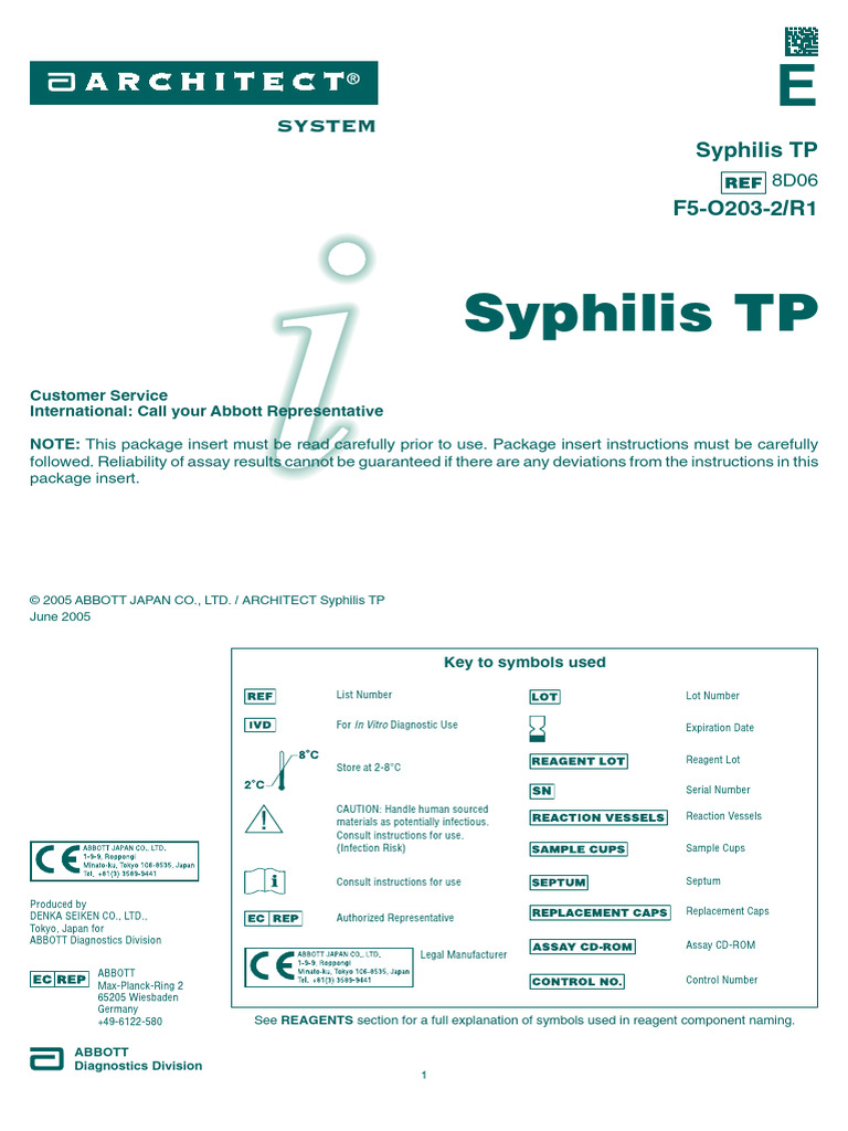 Arc Siphilis TP | PDF | Sensitivity And Specificity | Immunoassay