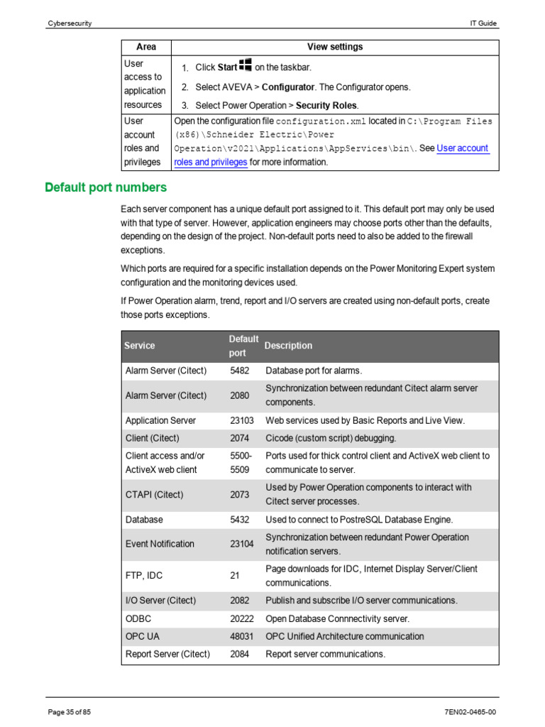Power Operation 2021 Ports | PDF | Server (Computing) | Active Directory Power Operation 2021 Ports | PDF | Server (Computing) | Active Directory