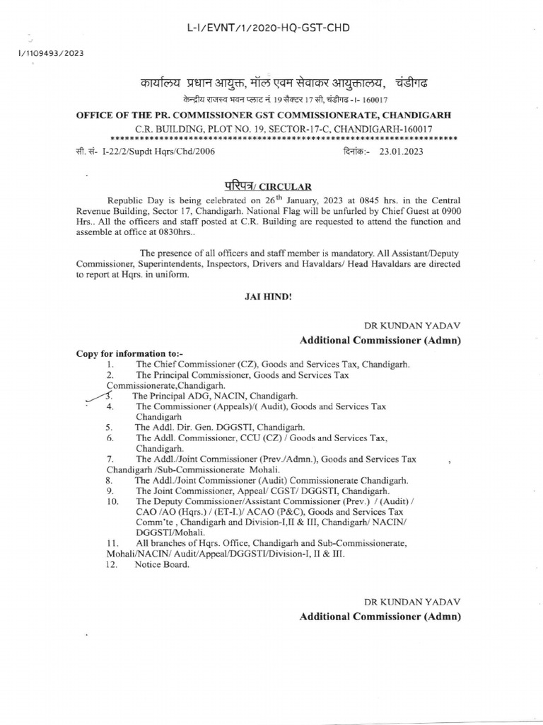Republic Day 2023 | PDF | Payments | Taxation Republic Day 2023 | PDF | Payments | Taxation