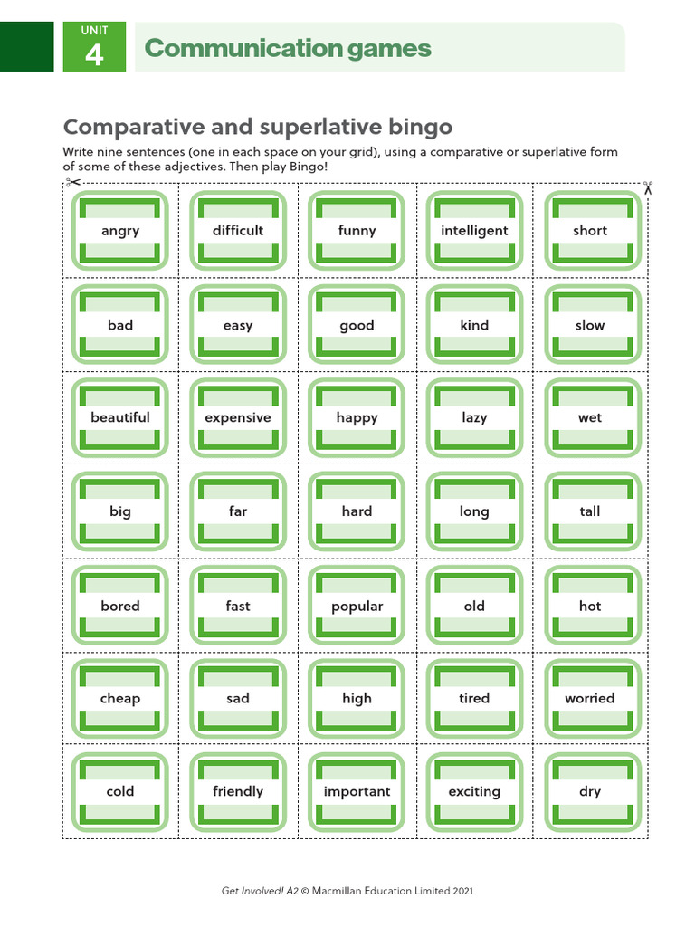 GI A2 Communication Games U4 | PDF
