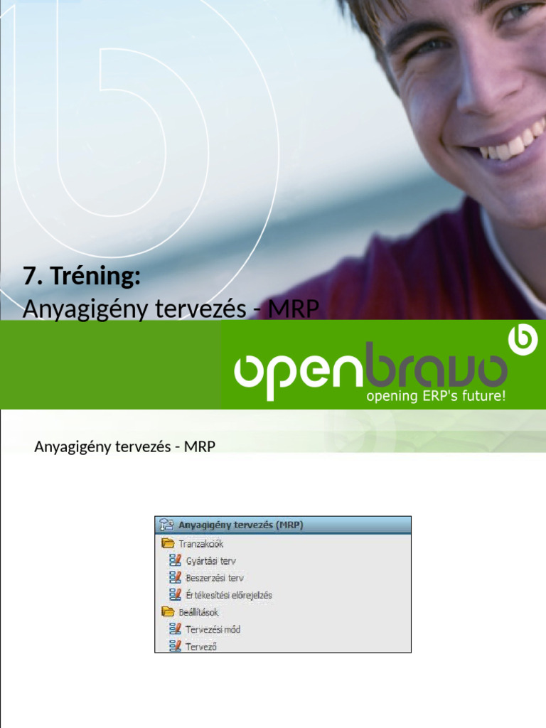 Openbravo ERP 7 MRP | PDF