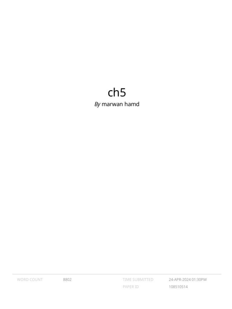 CH 5 | PDF | Materials | Chemistry