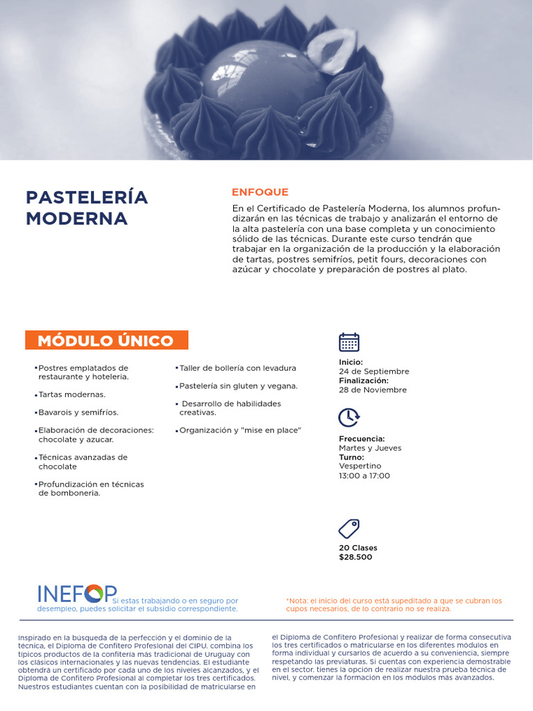 Pasteleria Moderna | PDF | Confitería | Postres