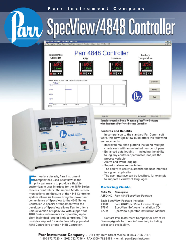 SpecView 4848 Parr - Sales Literature | PDF | Computer Architecture ...