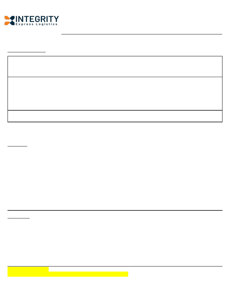 Carrier Rate Confirmation | PDF | Cargo | Logistics
